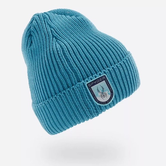 Spyder | Accessories | Spyder Blue Knit Beanie Youth | Poshmark